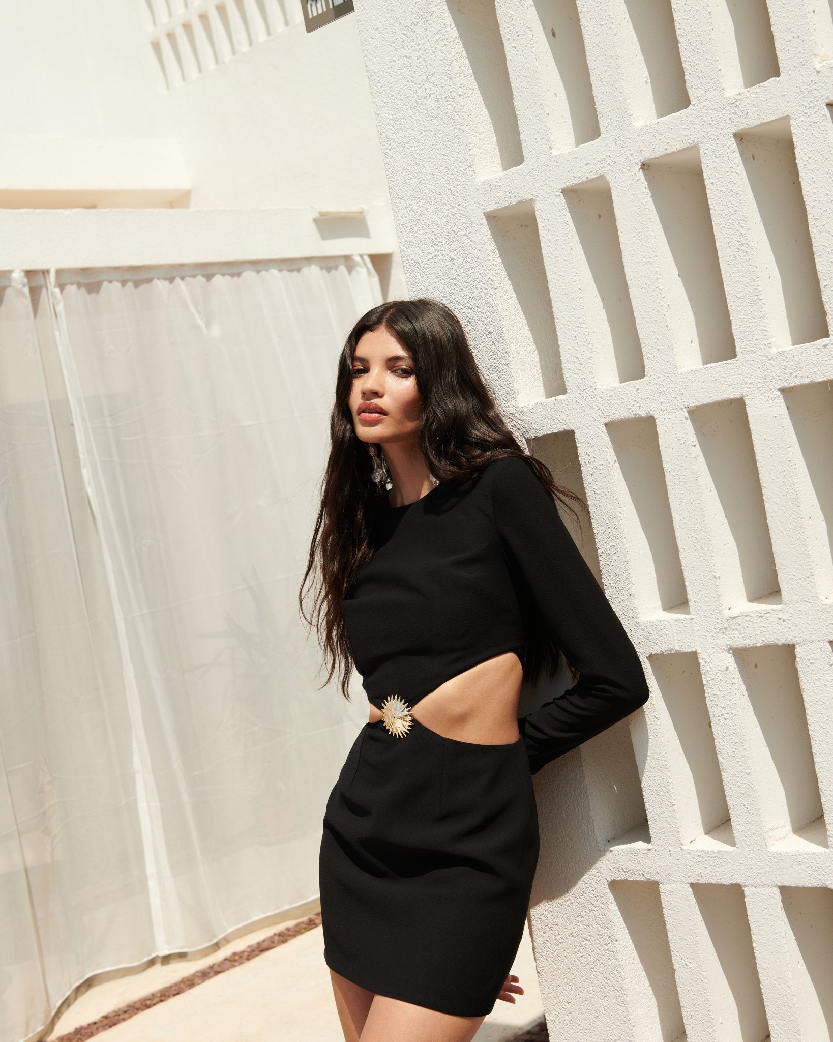 Marcella Dress - Black • Gigii's